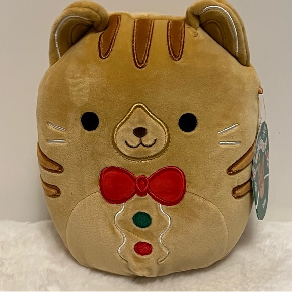 Squishmallows | Toys | Squishmallow Jones Gingerbread Cat Christmas 223 ...